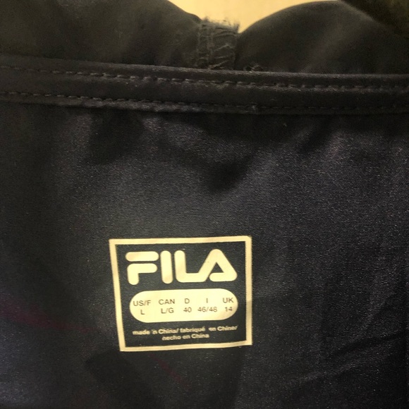 Fila | Tops | Holographic Red White And Blue Filas Windbreaker Jacket ...